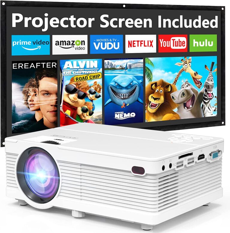 QXK Projector Review - 7500 Lumens QXK Mini Projector - Trendy Projectors