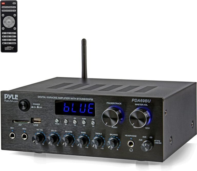 Pyle Bluetooth Home Audio Amplifier Receiver - Trendy Projectors