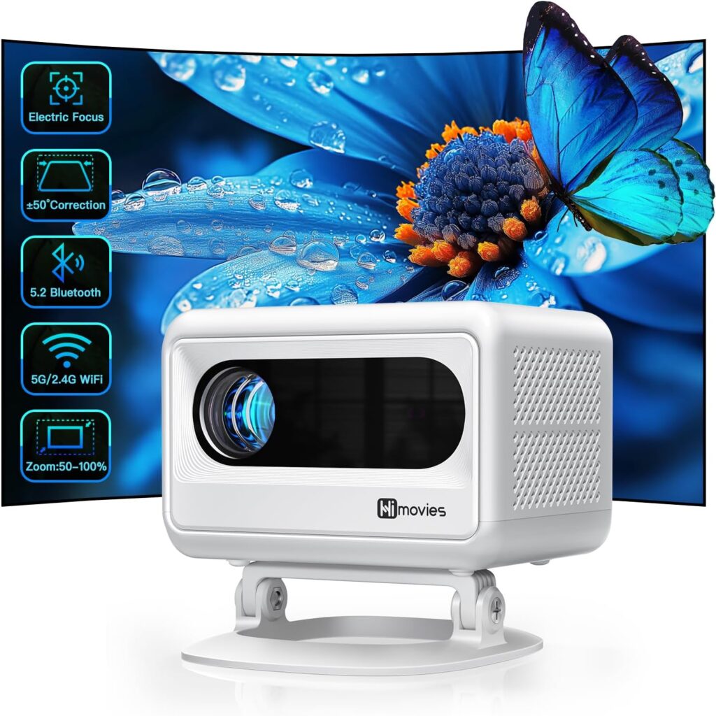 ZDK 1080P WiFi/Bluetooth Projector (4K Supported) - Trendy Projectors