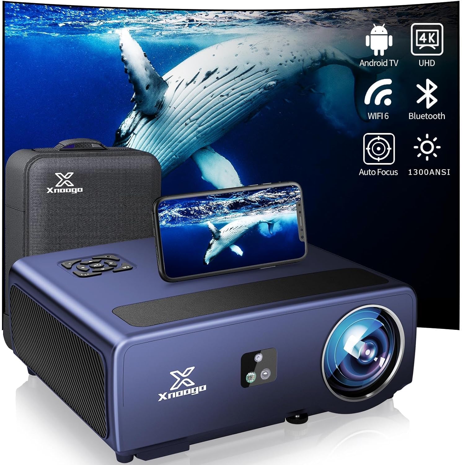 XNoogo 1300ANSI Outdoor Projector Review - Trendy Projectors