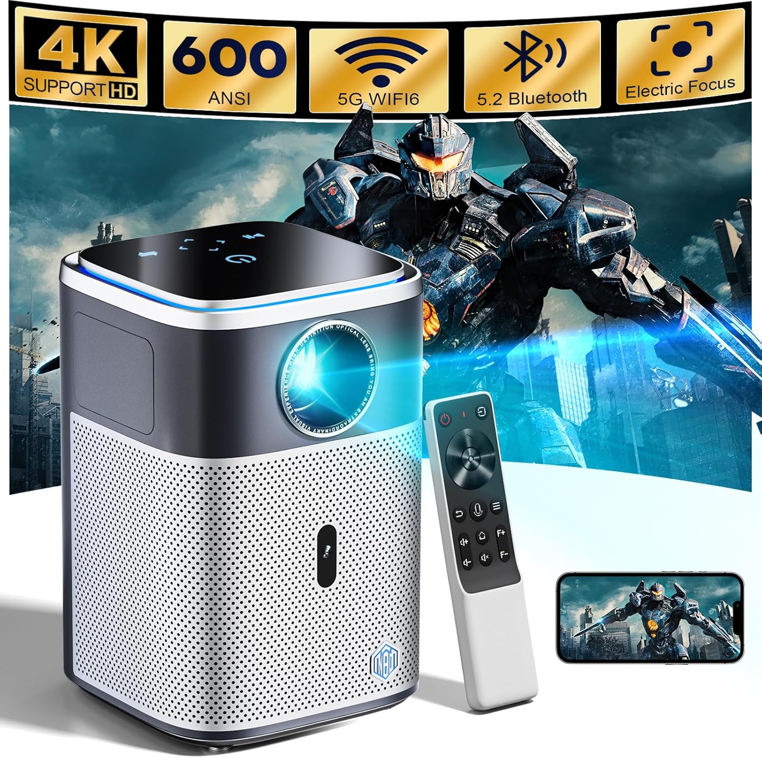 HHD 600 ANSI Movie Projector Review - Trendy Projectors