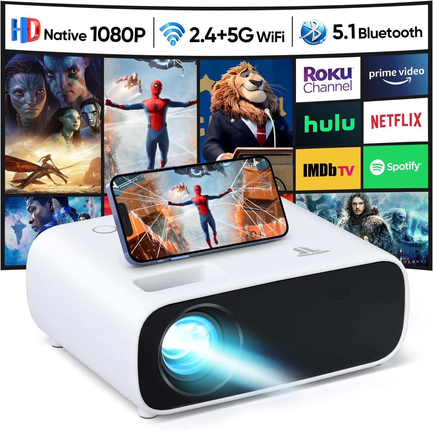 Wielio 18000 Lumen Native 1080P Projector Review - Trendy Projectors