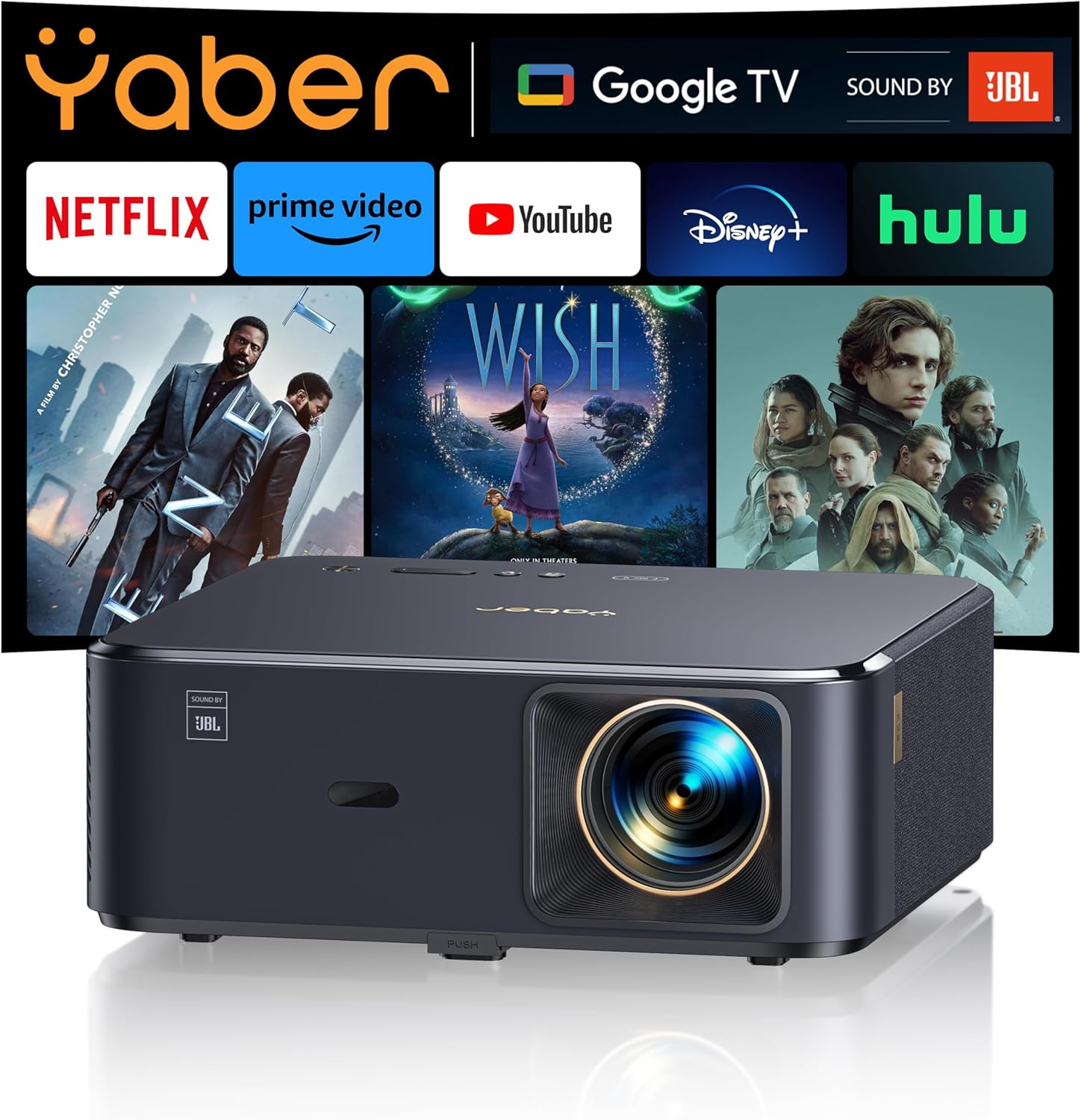 YABER K2s 1000 ANSI WiFi 6 Bluetooth Projector Review - Trendy Projectors